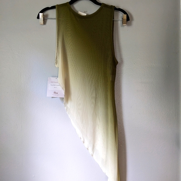The Lineup | Tops | Custom Dancewear The Line Up Alba Mesh Asymmetrical ...